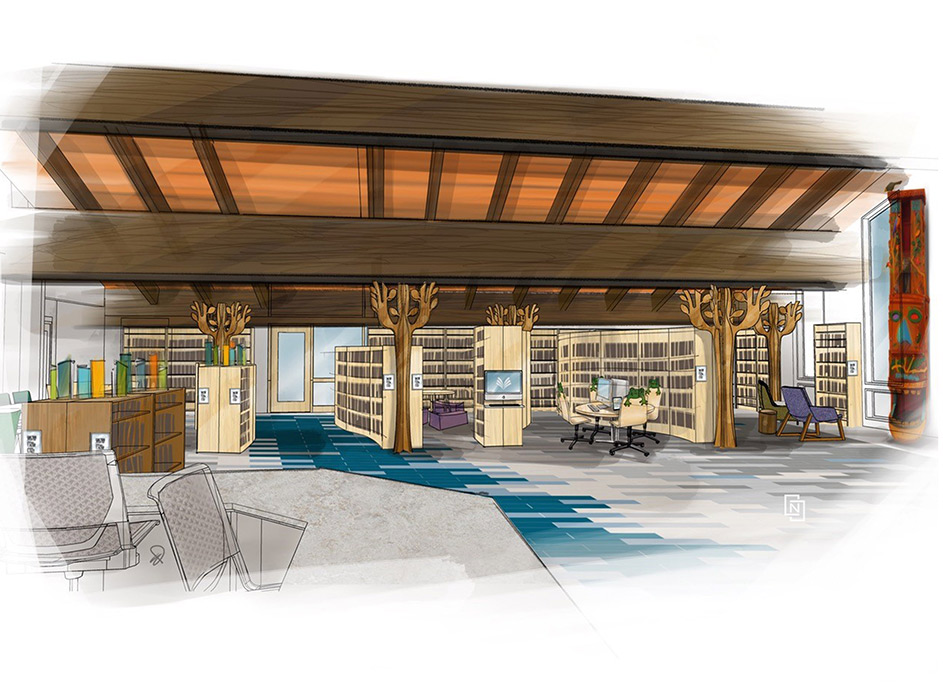 The Community Library Re-Imagined – Nicole Snyder Interiors