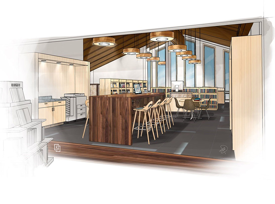 The Community Library Re-Imagined – Nicole Snyder Interiors