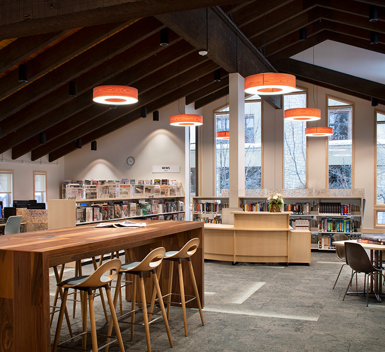 The Community Library Re-Imagined – Nicole Snyder Interiors